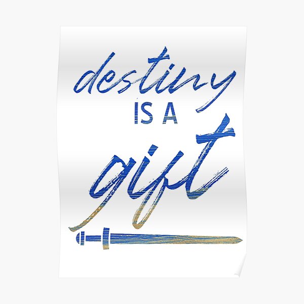 "Trollhunters-Inspired "Destiny Is A Gift"" Poster by mulberrydragon ...