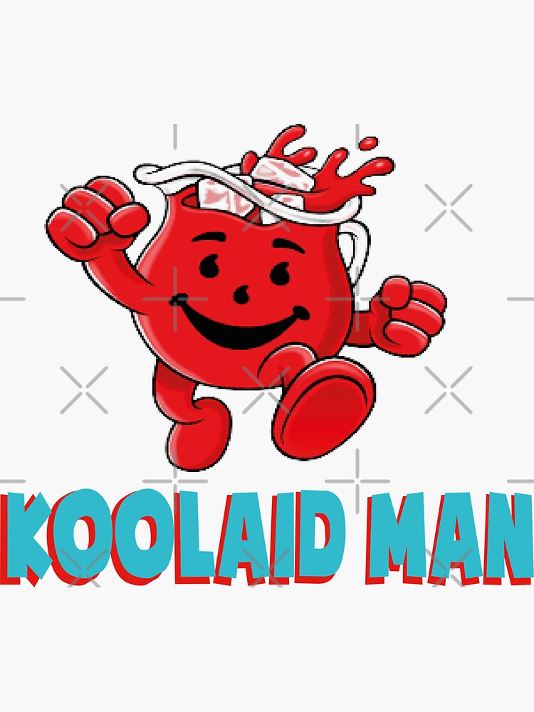 "Kool-Aid Man art " Sticker for Sale by mohamedht | Redbubble