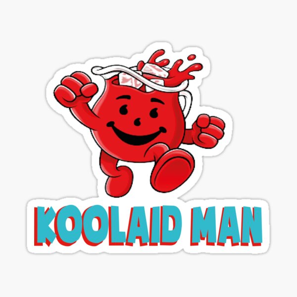 "Kool-Aid Man art " Sticker for Sale by mohamedht | Redbubble