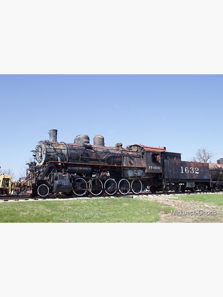 "Frisco 1632 Steam Train Locomotive Rail Road Engine " Poster for Sale by Midwest-Goods | Redbubble