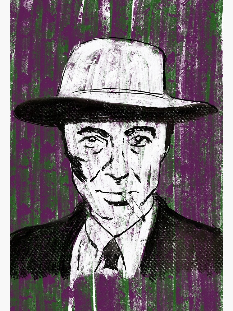 "Robert Oppenheimer" Poster for Sale by liberatoryart | Redbubble