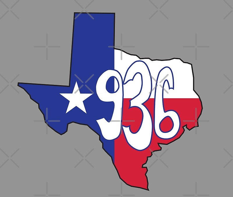 "Hand Drawn Texas Flag 936 Area Code" by itsrturn | Redbubble