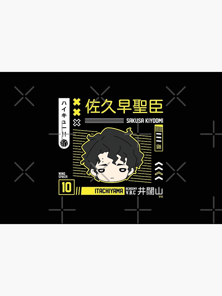 "Sakusa Kiyoomi - Itachiyama - Haikyuu" Mask for Sale by ihasartwork ...
