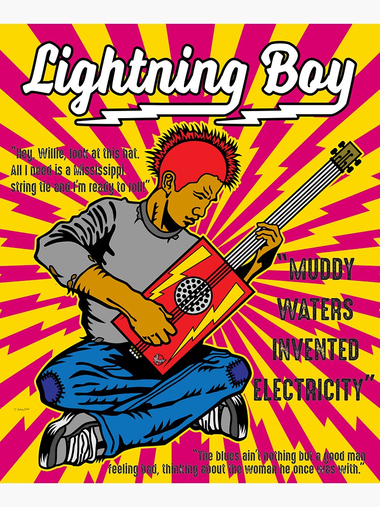 "Lightning Boy" Sticker for Sale by VisionArtworks1 | Redbubble