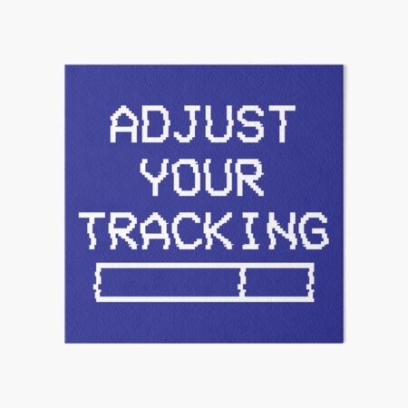 "Adjust Your Tracking VHS Art" Art Board Print by nikkiricedesign ...