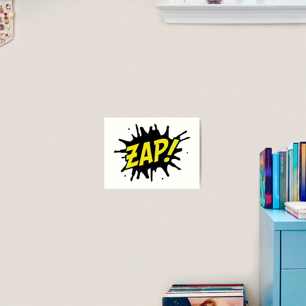 "ZAP! Design" Art Print for Sale by gracietam | Redbubble