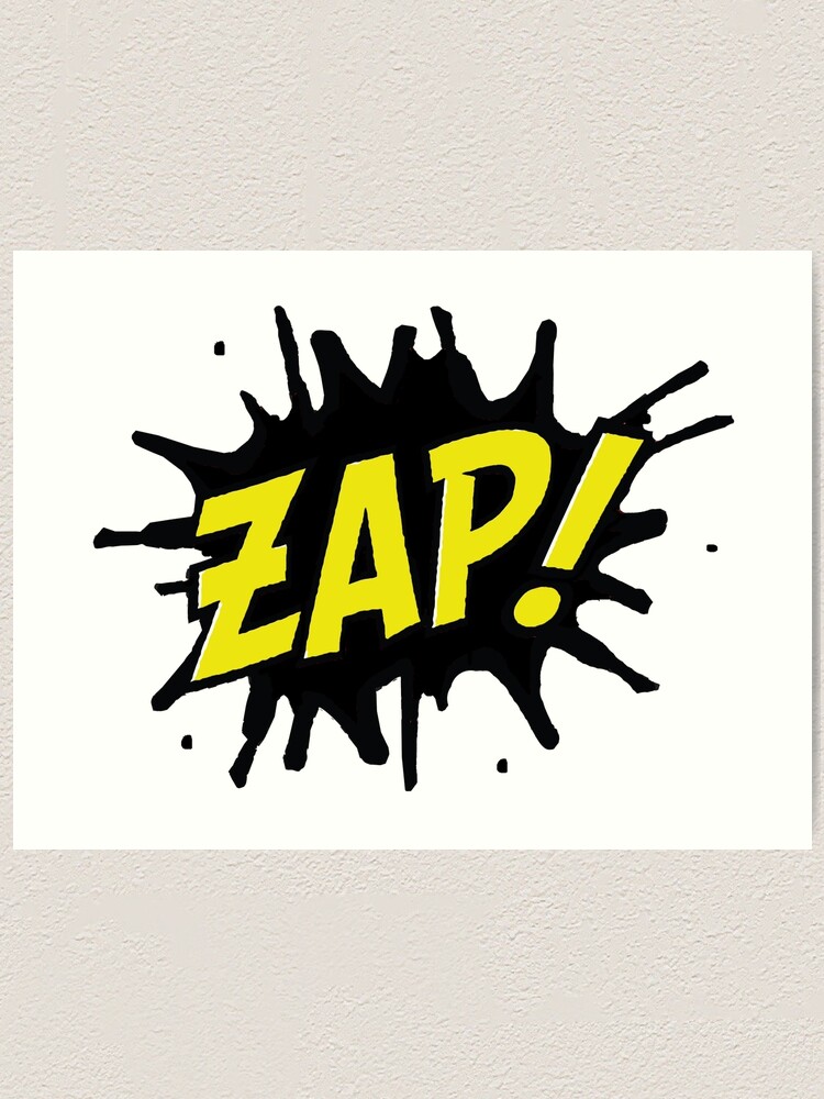 "ZAP! Design" Art Print for Sale by gracietam | Redbubble