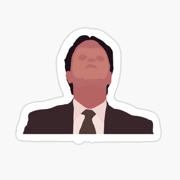"Dwight Face Disguise - The Office US" Sticker for Sale by Yasmin020 ...