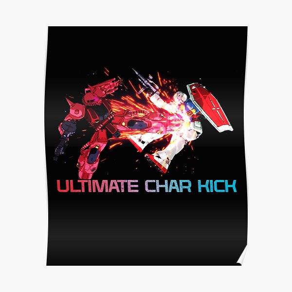 "char kick" Poster for Sale by Gloria312 | Redbubble