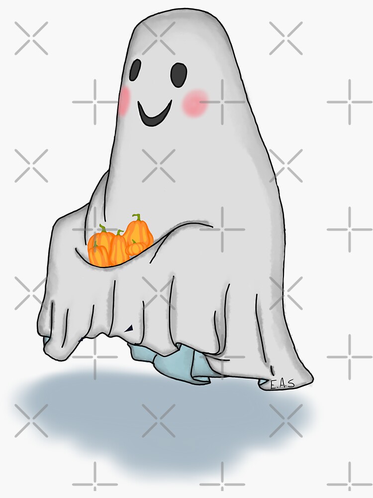 "Spooky pumpkin boi" Sticker for Sale by EvilArtsStudio | Redbubble