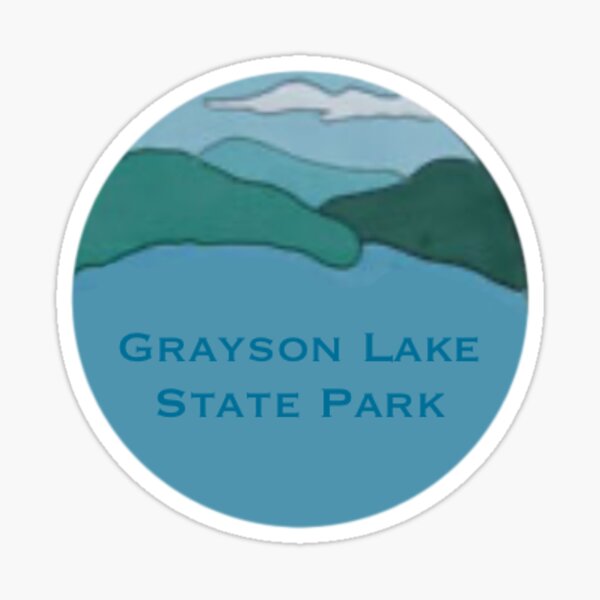 "Grayson Lake State Park" Sticker for Sale by teacherartshop | Redbubble
