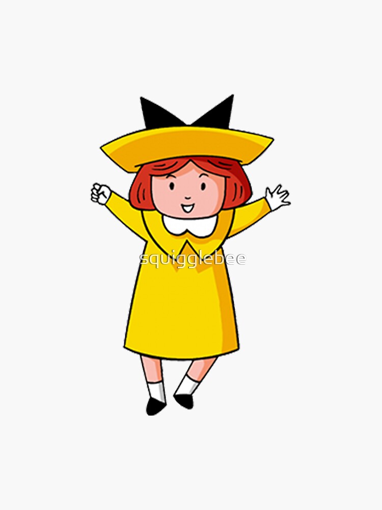 "Madeline" Sticker for Sale by squigglebee | Redbubble