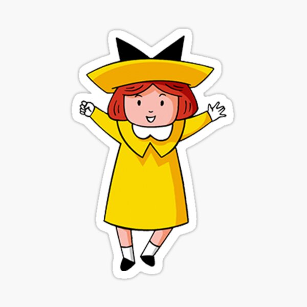 "Madeline" Sticker for Sale by squigglebee | Redbubble