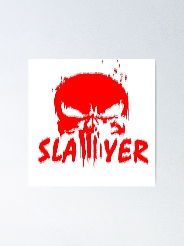 "Slayer skull" Poster for Sale by Zee-Arts | Redbubble