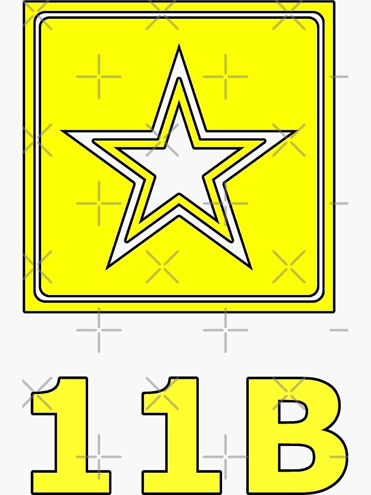 "US Army 11B Infantry" Sticker for Sale by whatsyourmos | Redbubble