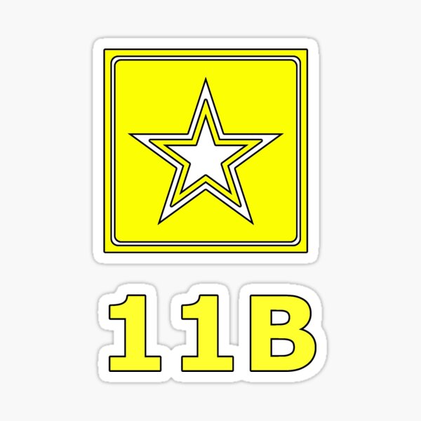 "US Army 11B Infantry" Sticker for Sale by whatsyourmos | Redbubble