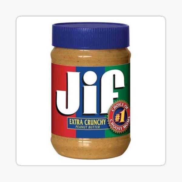 Jif Peanut Butter Stickers | Redbubble