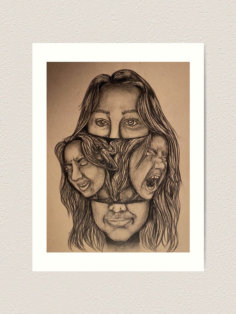 "Bipolar Disorder" Art Print for Sale by Mia Pierini | Redbubble