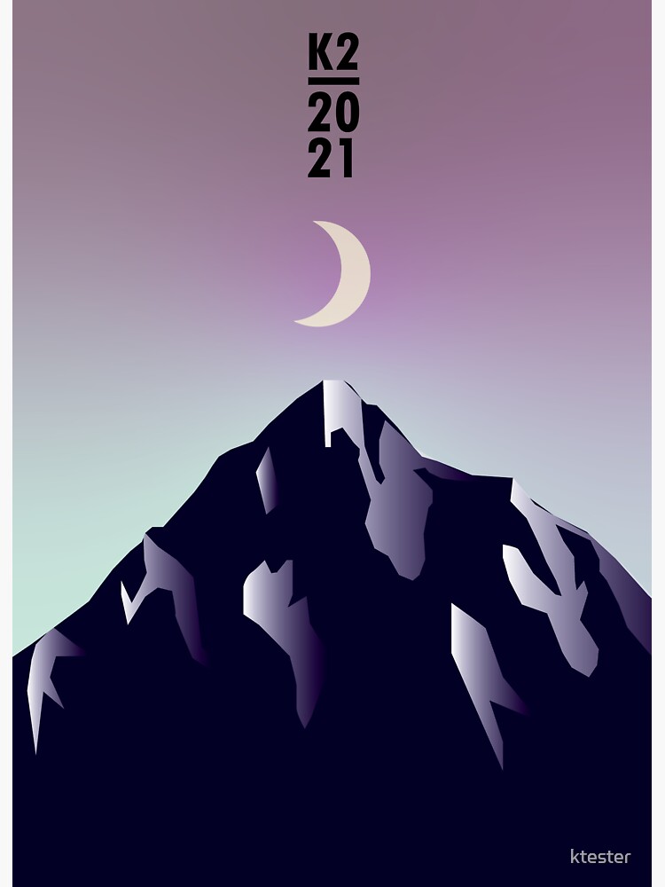 "K2 2021 " Sticker for Sale by ktester | Redbubble