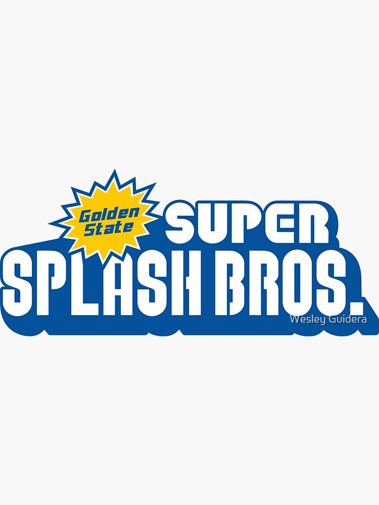 "Super Splash Bros." Sticker by wesleyguidera | Redbubble