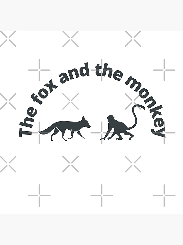 "The fox and the monkey" Poster for Sale by Designs1012 | Redbubble