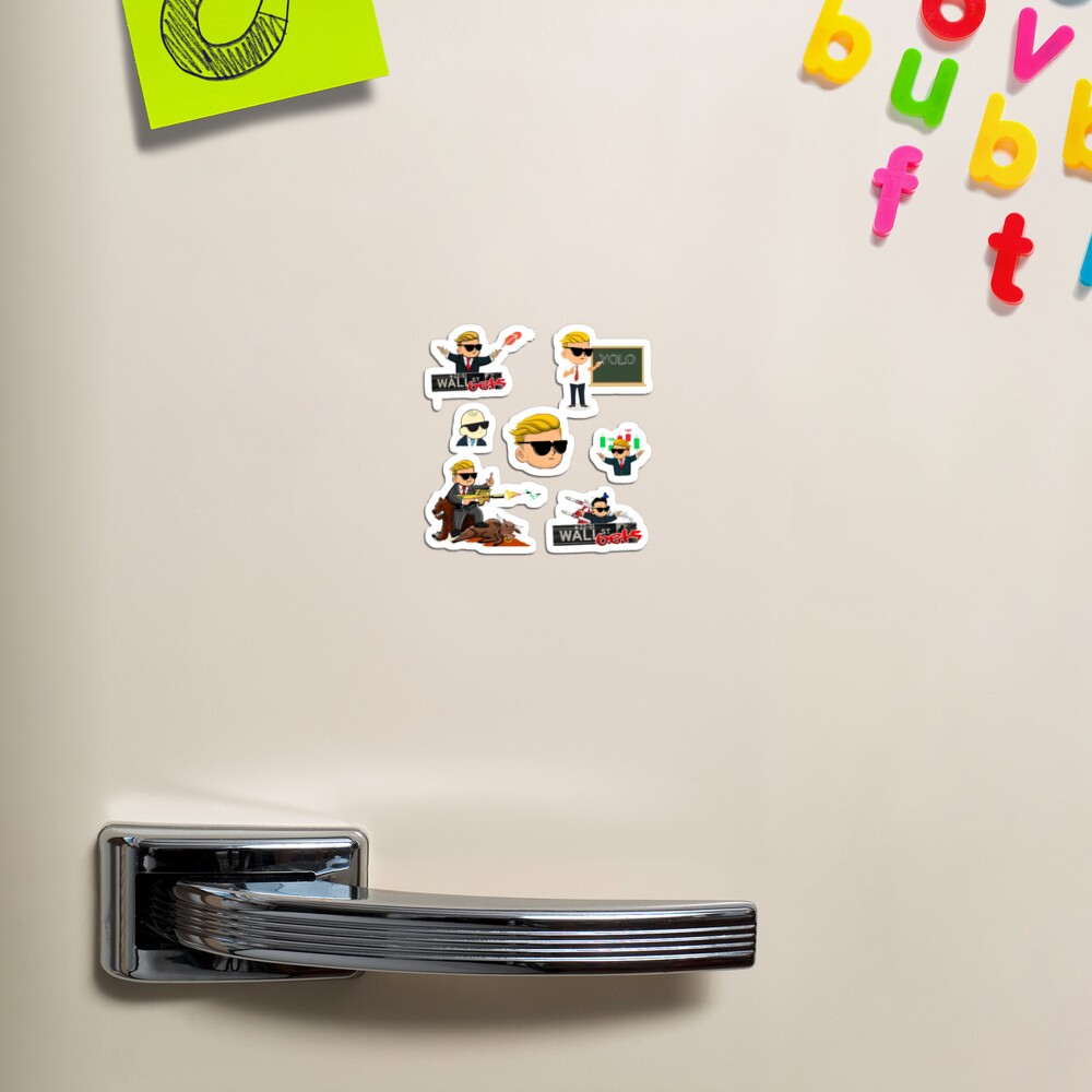 "wallstreetbets pack" Sticker for Sale by flakoart | Redbubble