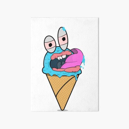 "Self Licking Ice Cream Cone" Art Board Print for Sale by zee-io | Redbubble