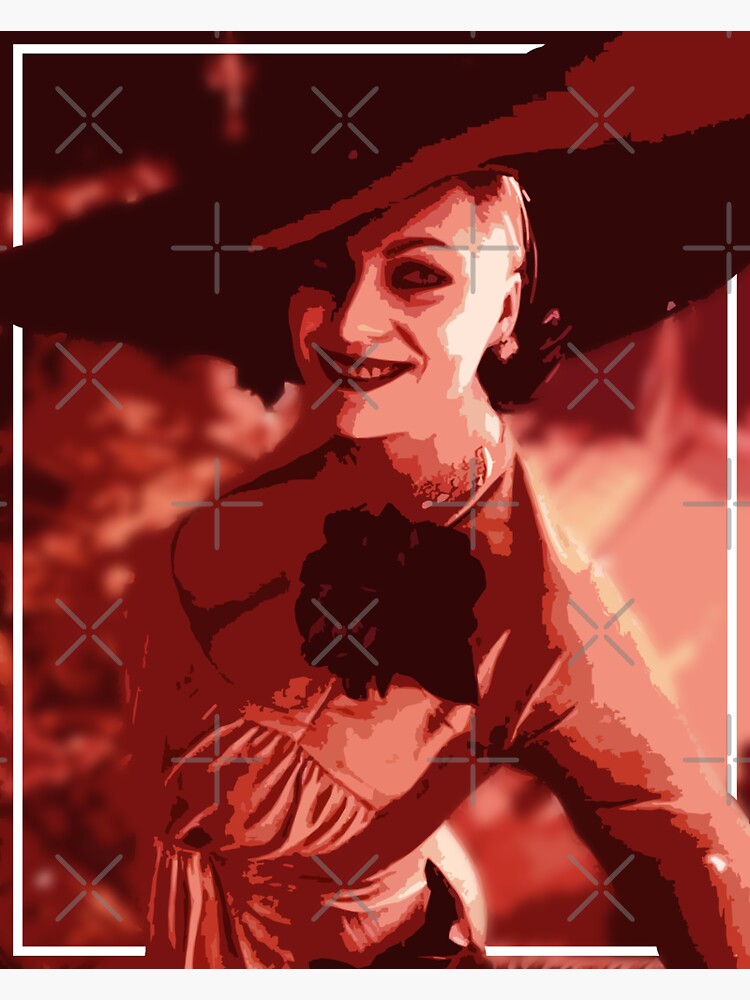 Pegatina «Lady Dimitrescu de Resident Evil 8 a.k.a The Tall Lady» de ...