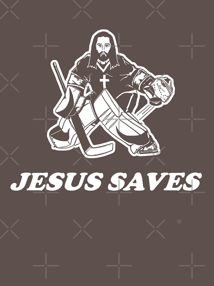 "Jesus Saves Hockey Goalie" T-shirt for Sale by goodtogotees ...