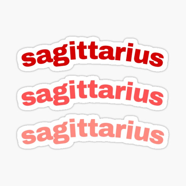 "Sagittarius Zodiac Sticker" Sticker by samnc | Redbubble