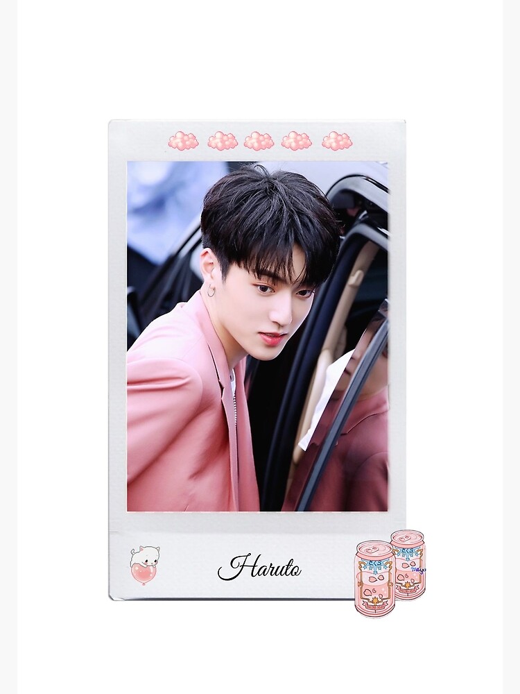 "treasure haruto polaroid sticker" Poster by cindyptm | Redbubble