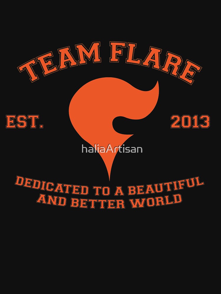 "Team Flare" T-shirt for Sale by haliaArtisan | Redbubble | pokemon t ...