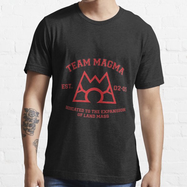 "Team Magma Ver. 2" T-shirt for Sale by haliaArtisan | Redbubble ...