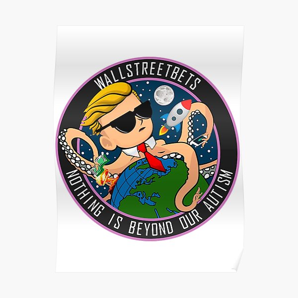 "wallstreetbets" Poster by heavenlywhale | Redbubble