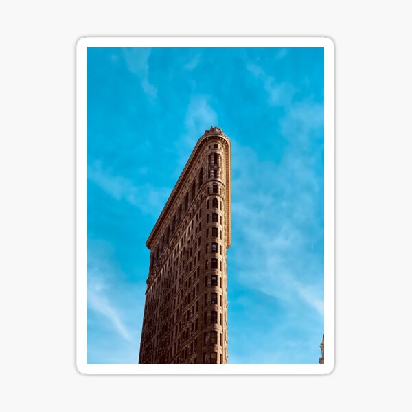 "flatiron building case" Sticker for Sale by OndrejsDesign | Redbubble
