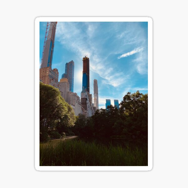 "New York skyscraper" Sticker by OndrejsDesign | Redbubble