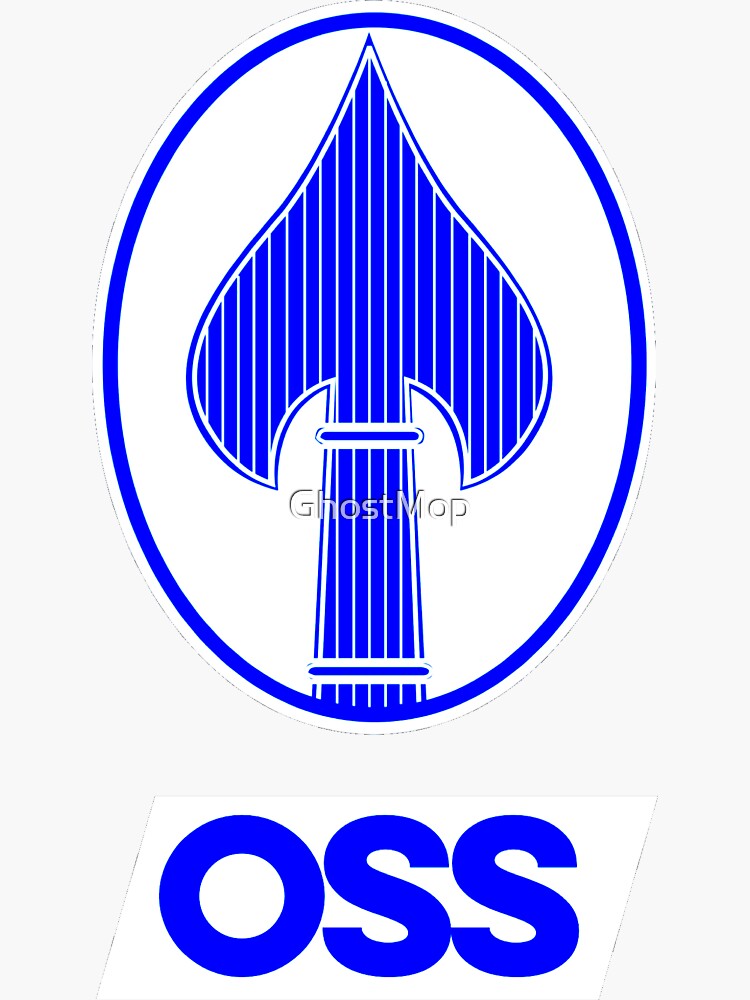 "OSS" Sticker for Sale by GhostMop | Redbubble
