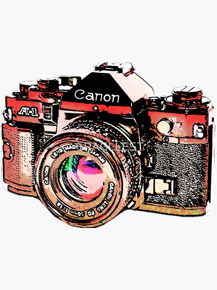 "Canon" Sticker for Sale by SRAGLLEST | Redbubble