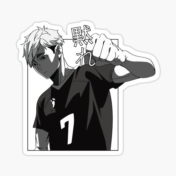 "ATSUMU MIYA - HAIKYU" Sticker for Sale by CatenguDesign | Redbubble
