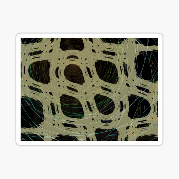 "La Fringe" Sticker by marjanmencin | Redbubble