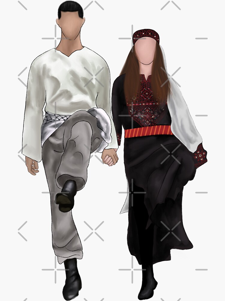 "Palestinian dabke - Middle East " Sticker for Sale by Lamees-Khader ...
