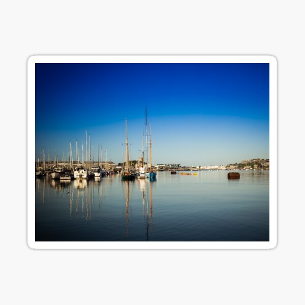 "Plymouth Harbour - Boat Photo" Sticker for Sale by FilscotStudio ...