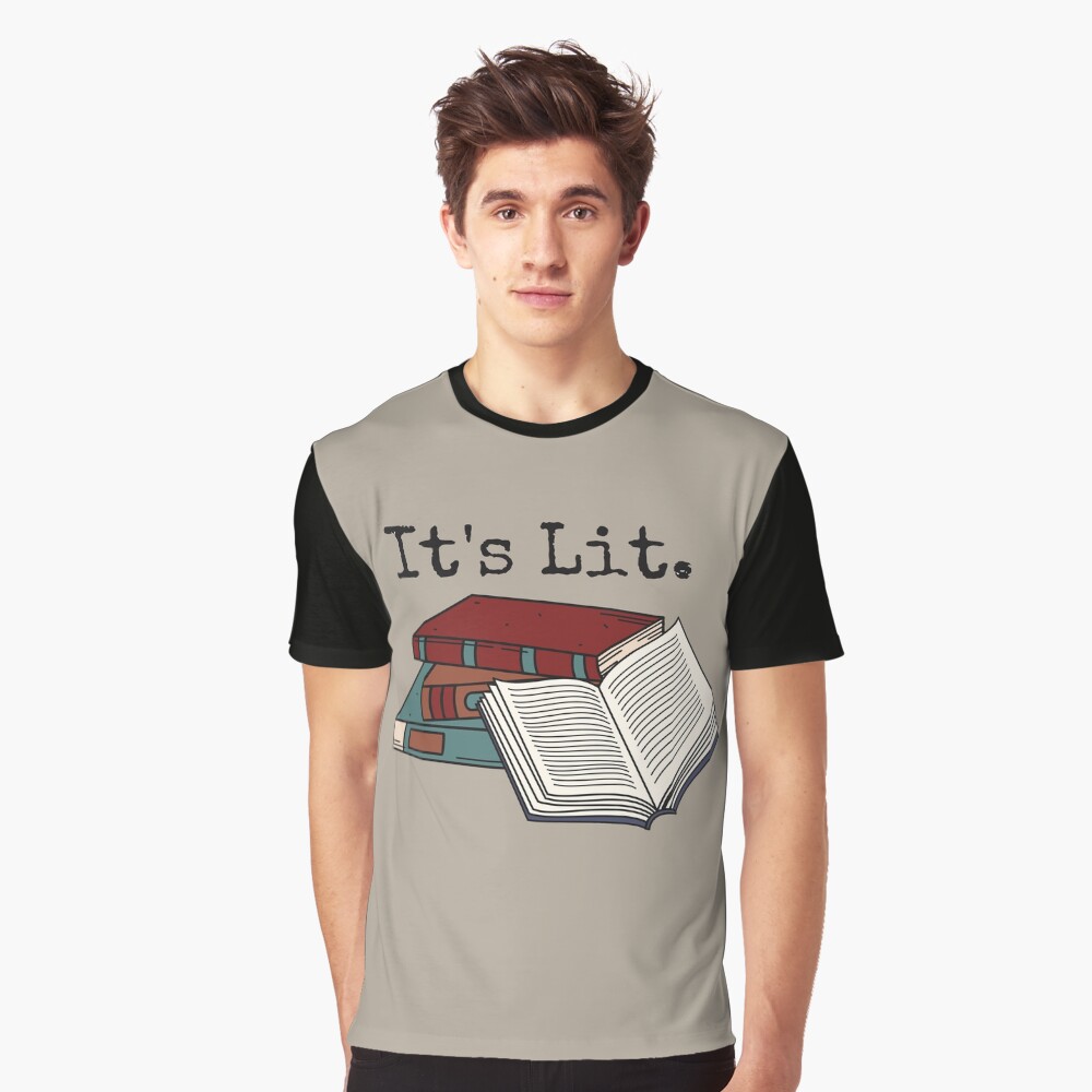 "Its Lit" Sticker for Sale by nashiblossomart | Redbubble