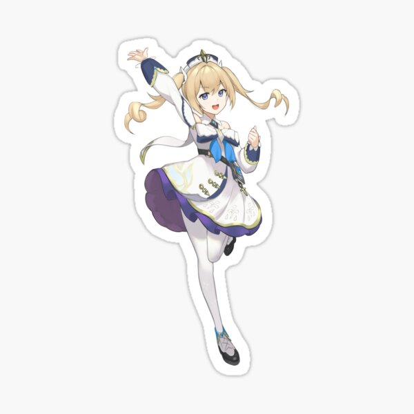 "Barbara Genshin Impact" Sticker for Sale by tomastosecky | Redbubble