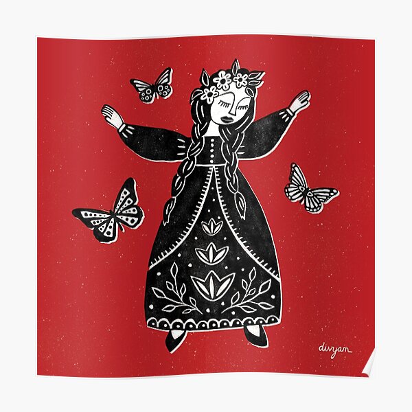 Póster «Doncella bailando» de divsy | Redbubble