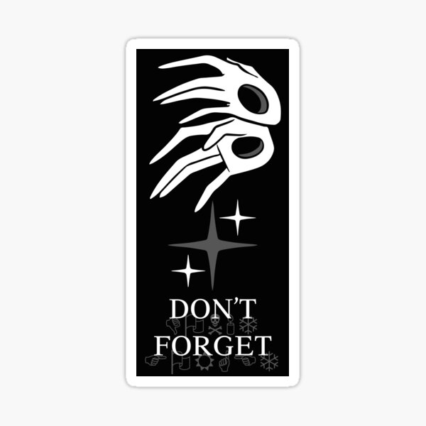 "Don't Forget W.D. Gaster" Sticker for Sale by Anic917 | Redbubble