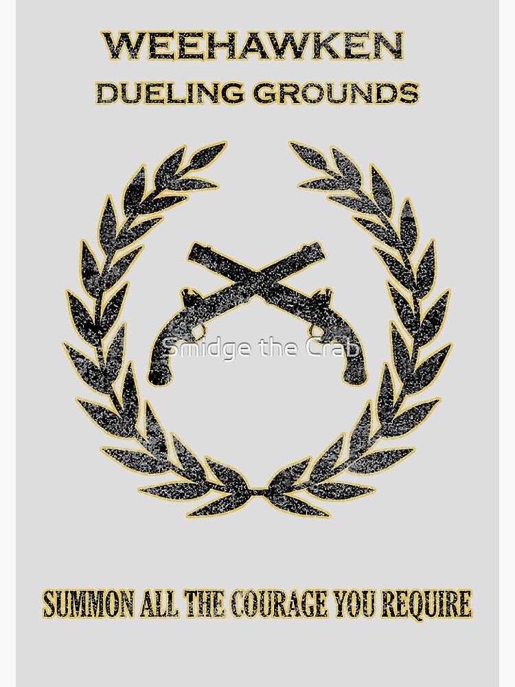 "Weehawken Dueling Grounds" Poster for Sale by cobra312004 | Redbubble