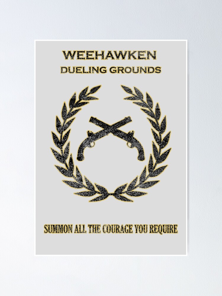 "Weehawken Dueling Grounds" Poster for Sale by cobra312004 | Redbubble