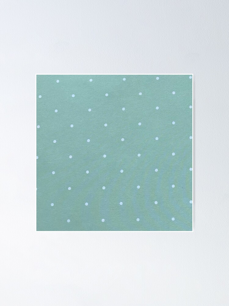 "Cute teal polka dot design" Poster by sweetteadesign | Redbubble