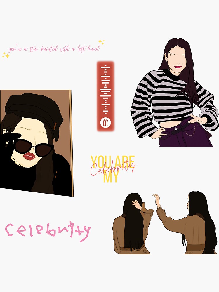 "IU Celebrity " Sticker for Sale by panickink | Redbubble